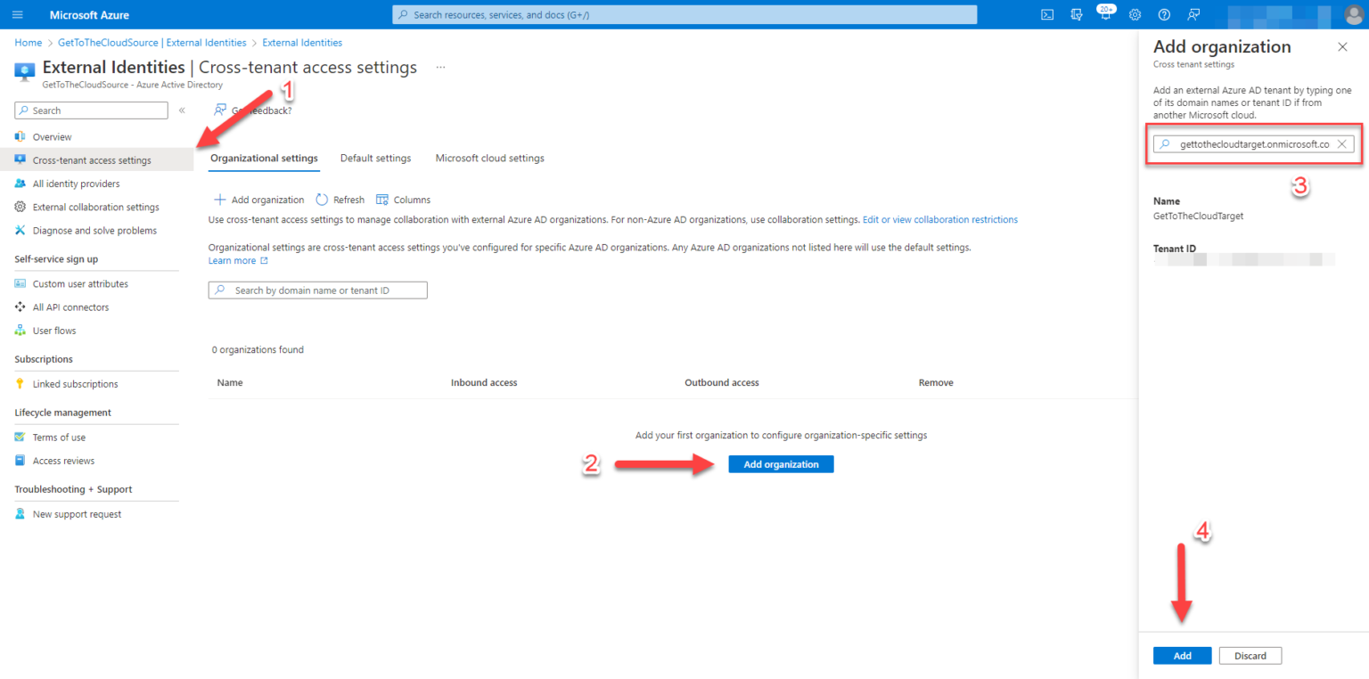 Azure Active Directory | Cross tenant synchronization - GetToTheCloud