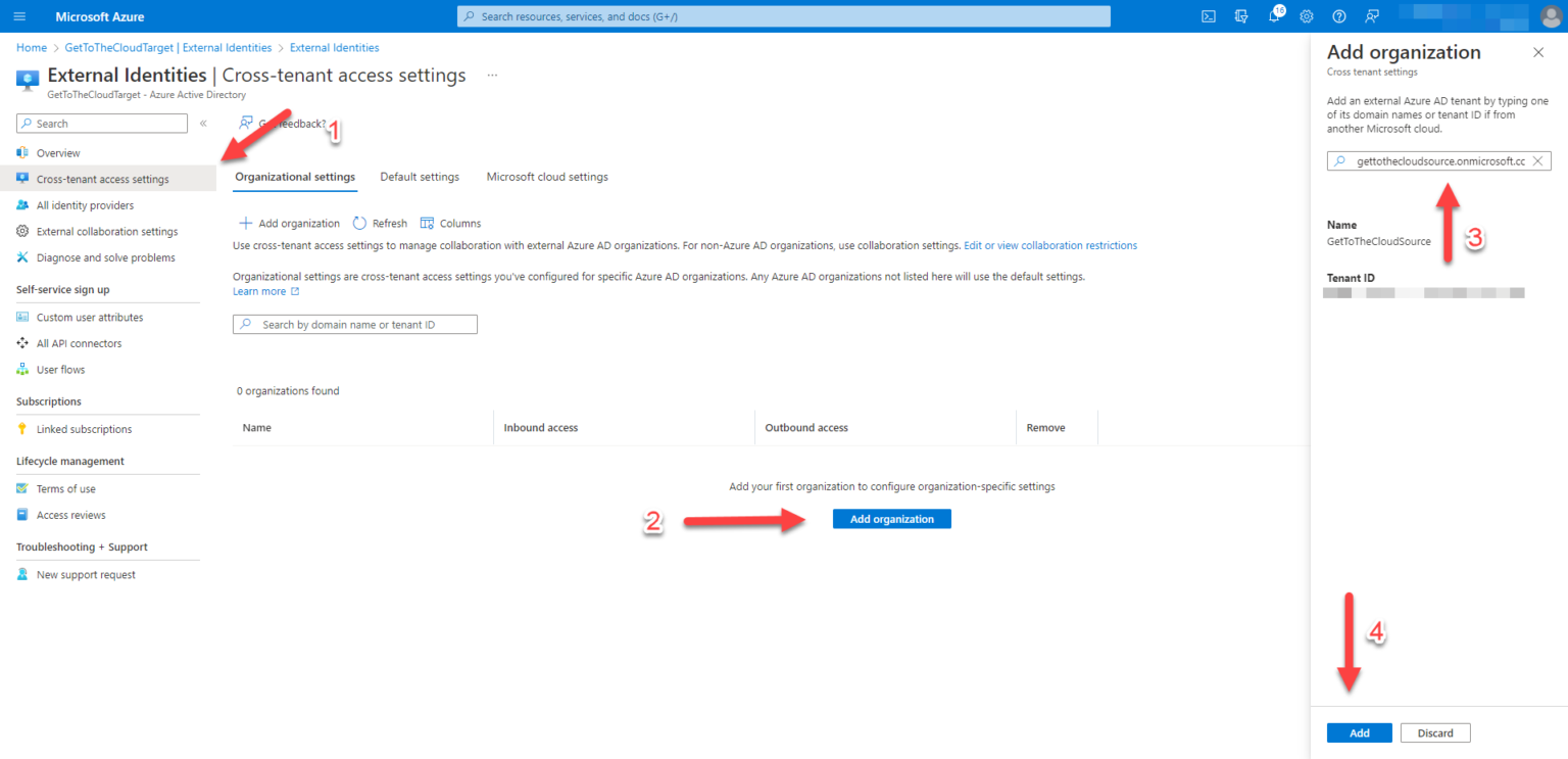 Azure Active Directory | Cross tenant synchronization - GetToTheCloud