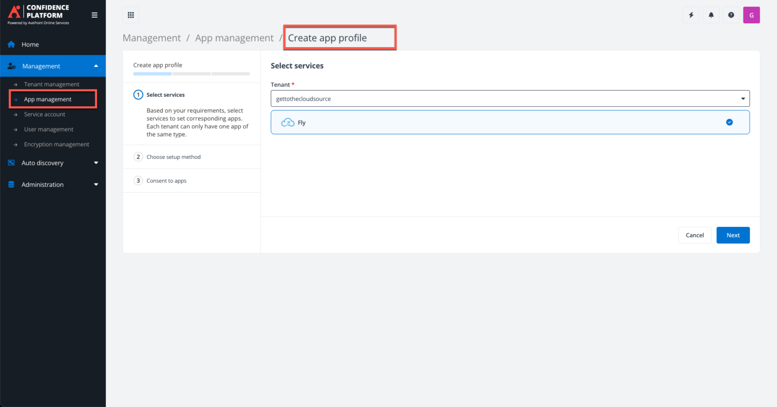 M365 Tenant to Tenant | AvePoint Fly - GetToTheCloud