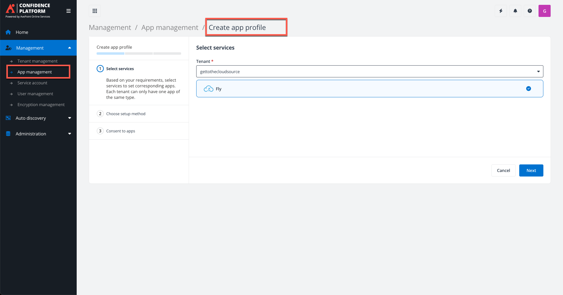 M365 Tenant to Tenant | AvePoint Fly - GetToTheCloud